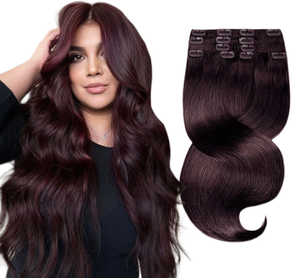 Mini Set Clip-On #99J - Extensii Par Natural Oskar